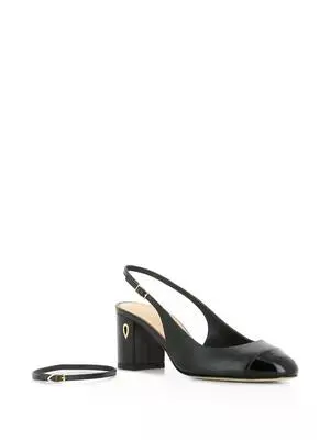 Jennifer Chamandi Mattia Cap-toe Slingback Pumps