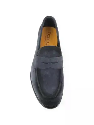 DOUCAL'S Calf Suede Loafers