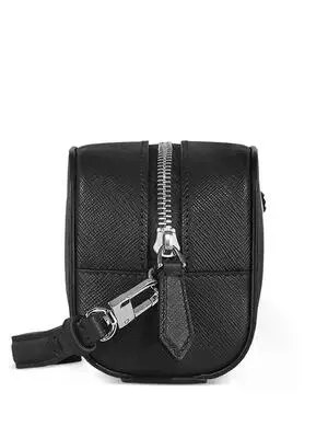 Montblanc Embossed Ring Leather Shoulder Bag
