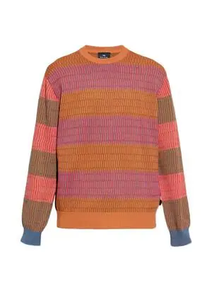 Paul Smith Striped Sweater - Orange