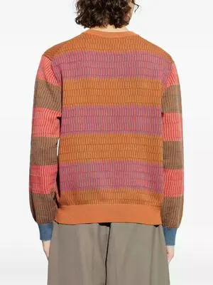 Paul Smith Striped Sweater - Orange