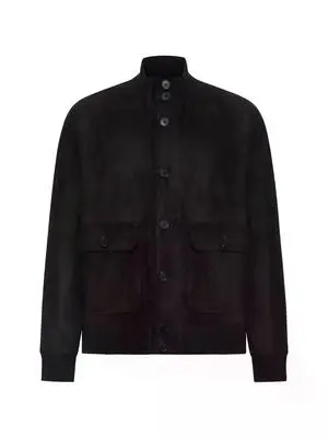 SALVATORE SANTORO Suede Button Jacket