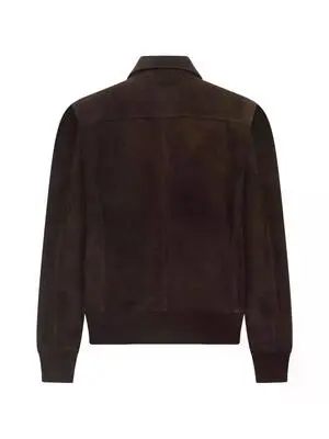 SALVATORE SANTORO Zipped Suede Jacket