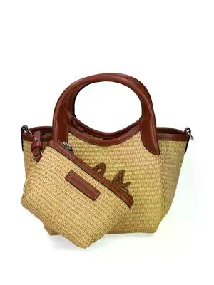 Emporio Armani Top-handle Bag With Detachable Strap And Pouch
