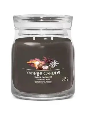 YANKEE CANDLE Medium Coconu Candle - Black