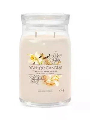 YANKEE CANDLE Vanilla Crème Brûlée Candle - Brown