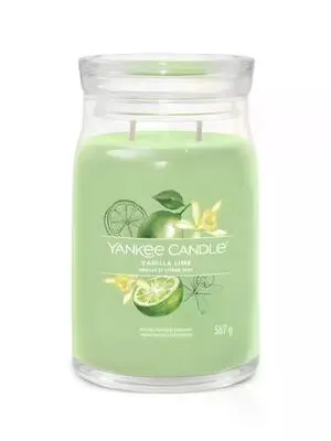 YANKEE CANDLE Vanilla Lime Candle - Green
