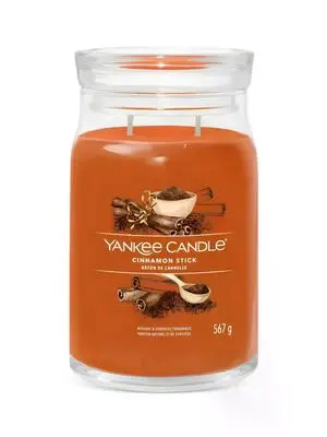 YANKEE CANDLE Large Cinnamon Stick Candle - Orange