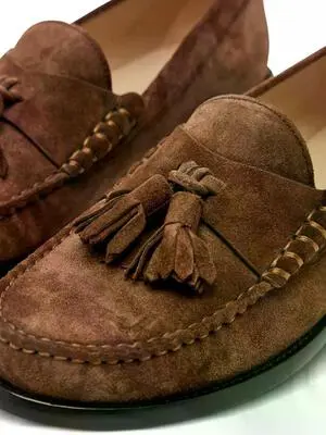 STUART WEITZMAN Lottie Tassel Loafers - Brown