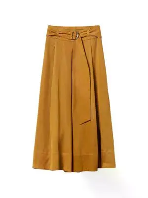 TWINSET Belted Midi Skirt