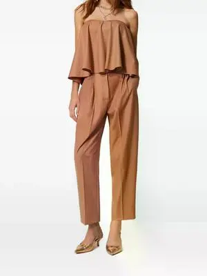 TWINSET Pleated Trousers - Brown