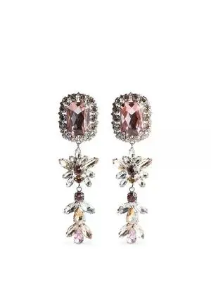 Dsquared2 Floral-motif Earrings - Silver