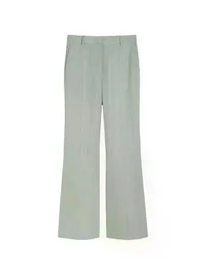 Stella McCartney Striped-pattern Trousers - Green