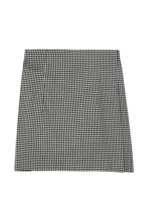 Comme Des Garçons Check-pattern Mini Skirt