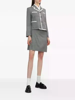 Comme Des Garçons Check-pattern Mini Skirt
