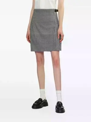 Comme Des Garçons Check-pattern Mini Skirt