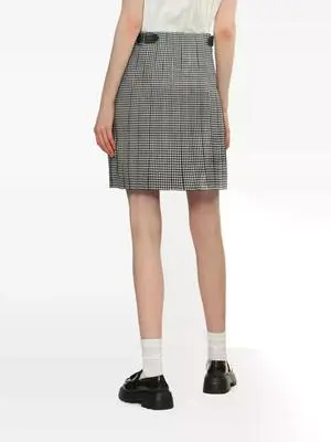Comme Des Garçons Check-pattern Mini Skirt