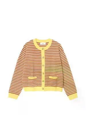 Xirena Lillian Striped Cardigan - Brown