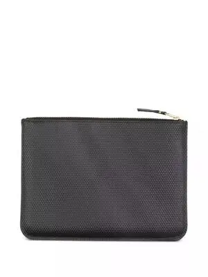 Comme Des Garçons Textured Zip Wallet