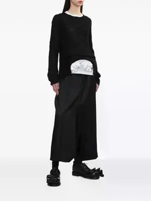 Comme Des Garçons Ruffled Long-sleeve Top - White