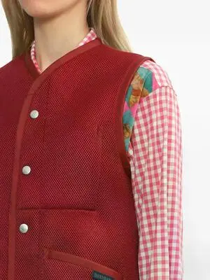 Comme Des Garçons Patch-pocket Buttoned Vest
