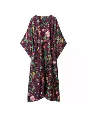La DoubleJ Square Floral Maxi Dress