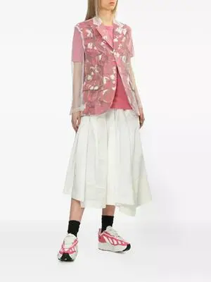 Comme Des Garçons Printed Sheer Blazer