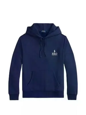 Polo Ralph Lauren Logo-embroidered Hoodie - Blue