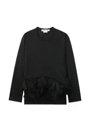 Comme Des Garçons Ruffled Top - Black