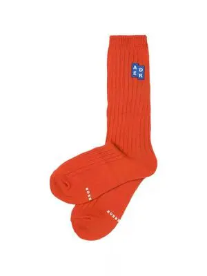 ADER ERROR Ribbed Patch Socks