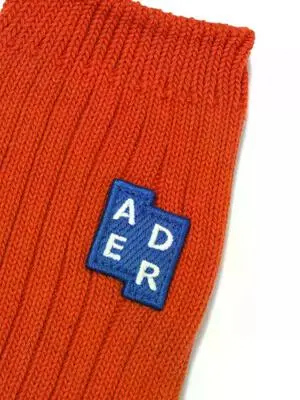 ADER ERROR Ribbed Patch Socks