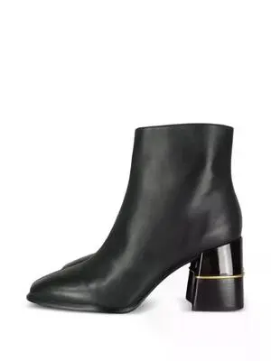 Tory Burch Double T Ankle Boots - Black