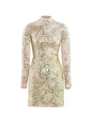 SAIID KOBEISY Sequin-embellished Mini Dress
