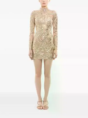 SAIID KOBEISY Sequin-embellished Mini Dress