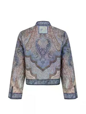 Zimmermann Paisley-print Quilted Jacket