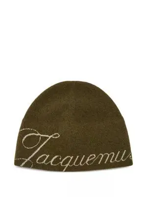 Jacquemus Logo Beanie - Green