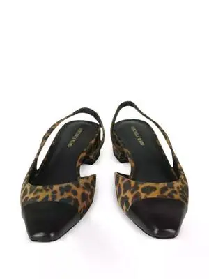 Veronica Beard Leopard-print Slingback Pumps