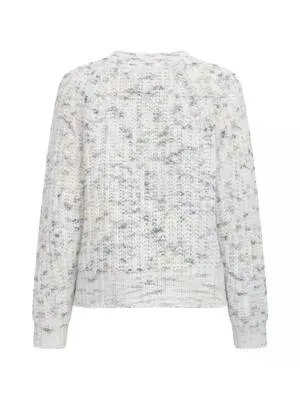 BOSS Textured Jumper - White