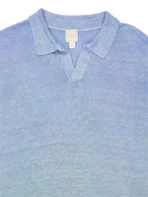 120% Lino Linen T-shirt - Blue