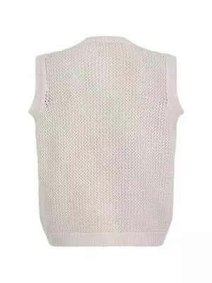Max Mara Nome Open Knit Vest