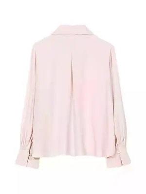 LUISA CERANO Tie-neck Blouse - Pink