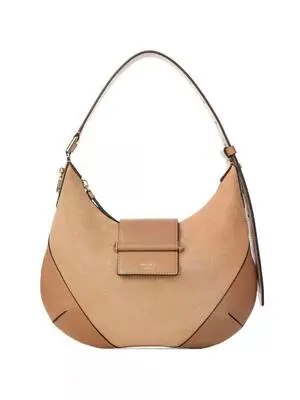 JIMMY CHOO Leather Hobo Shoulder Bag
