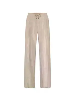JUVIA Striped Drawstring Trousers