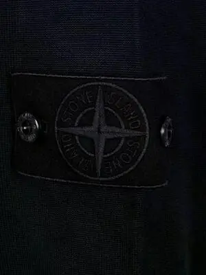 Stone Island Logo-patch Crew-neck Sweater