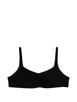 Prada Crepe De Chine Top - Black