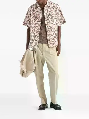 Prada Printed Cotton Bowling Shirt