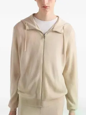 Prada Cashmere Hooded Cardigan