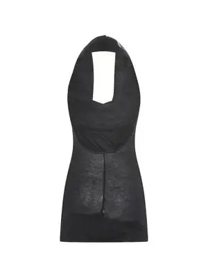 Rick Owens Cowl-neck Halter Top