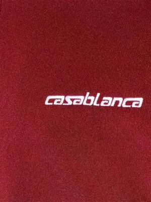 Casablanca Embroidered Logo Sweatshirt - Red