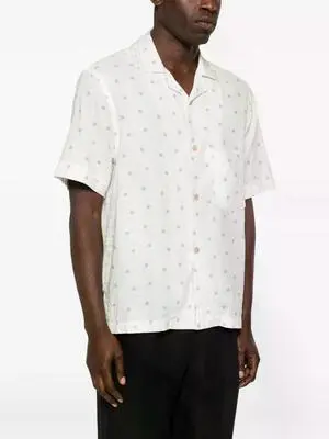 Eleventy Patterned Pocket Shirt
